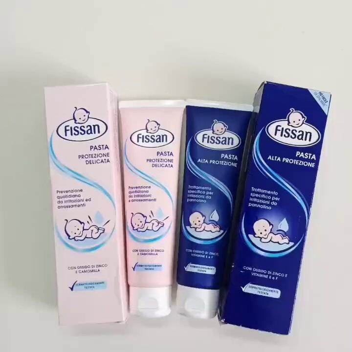 ครีมบำรุงผิวสำหรับทารก Fissan จากอิตาลีมีมอยส์เจอไรเซอร์สองเท่าครีม ...