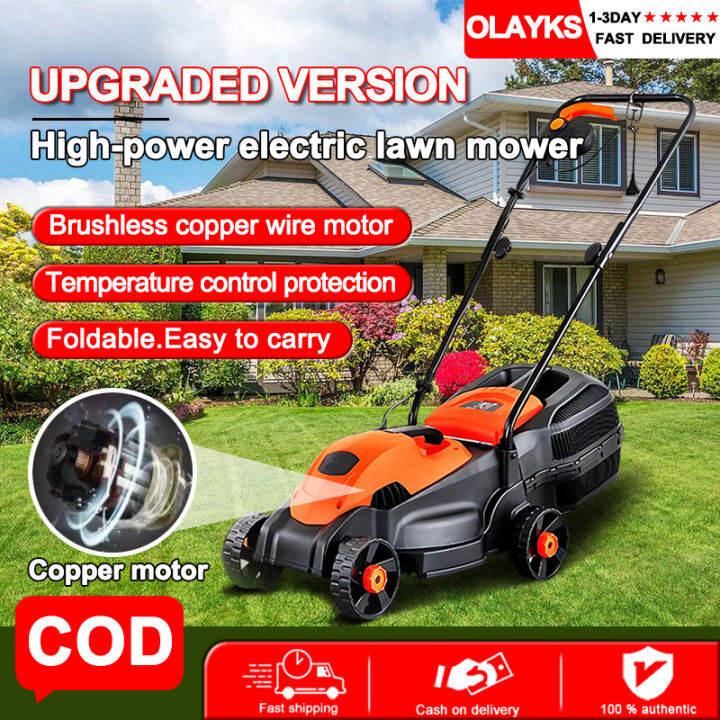 Electric lawn mower high-power 36000rpm portable lawn mower/household ...
