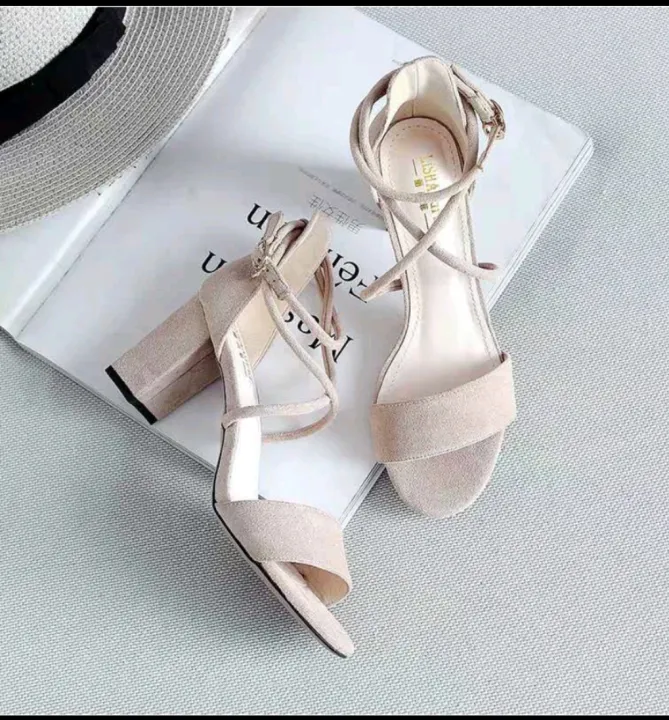 Korean summer suede 2 inch heels sandals for women "s(35-40) | Lazada PH