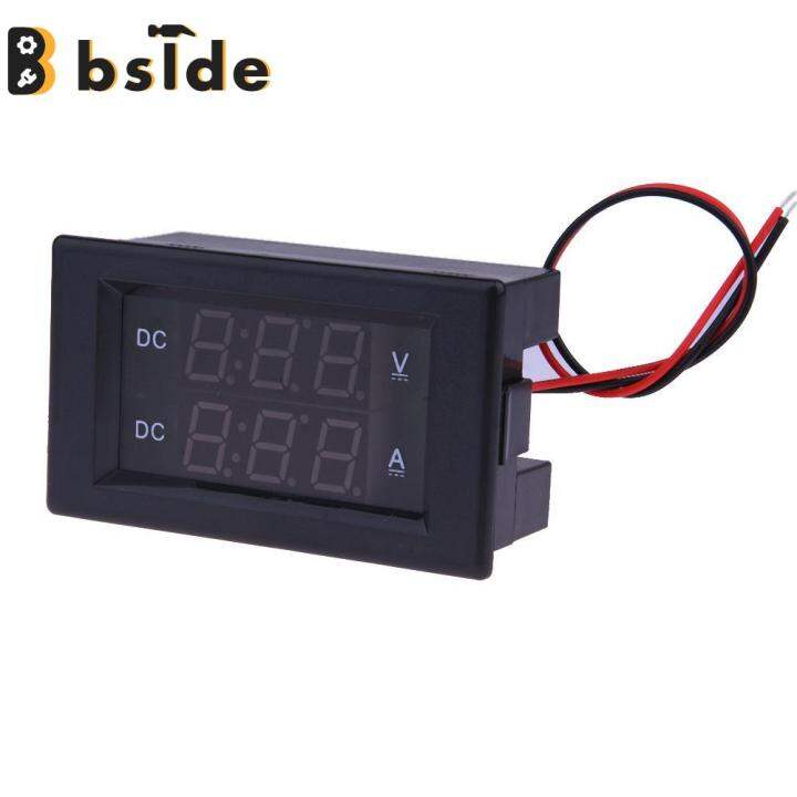 [Bside Tool Store] DC 0-300V Voltmeter 20A Ammeter Car LCD Digital Dual ...
