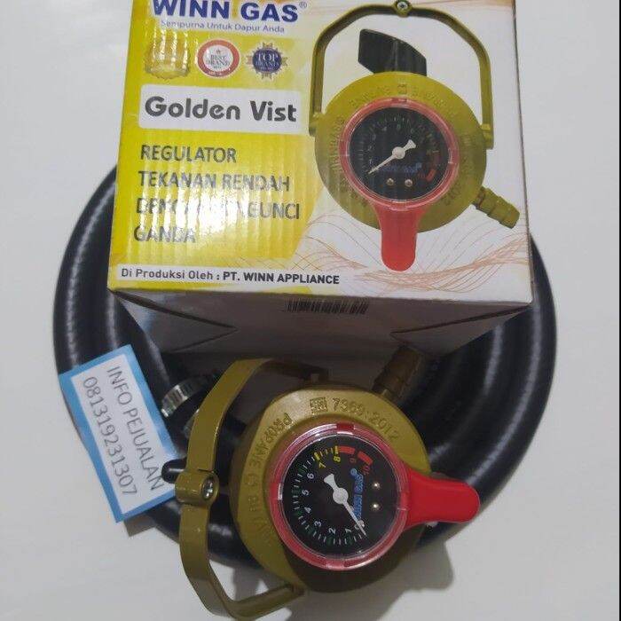 Regulator Golden vist WINN GAS W 800 NUSANTARA Selang gas LPG 500 PSI | Lazada Indonesia