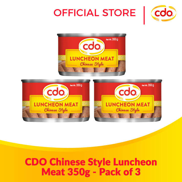 CDO Chinese Style Luncheon Meat 350g - Pack of 3 | Lazada PH