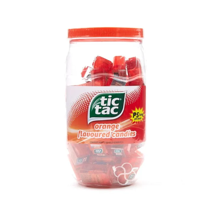 Tic Tac Mini's in a Jar - Orange Flavored Candies 40x3.8g | Lazada PH
