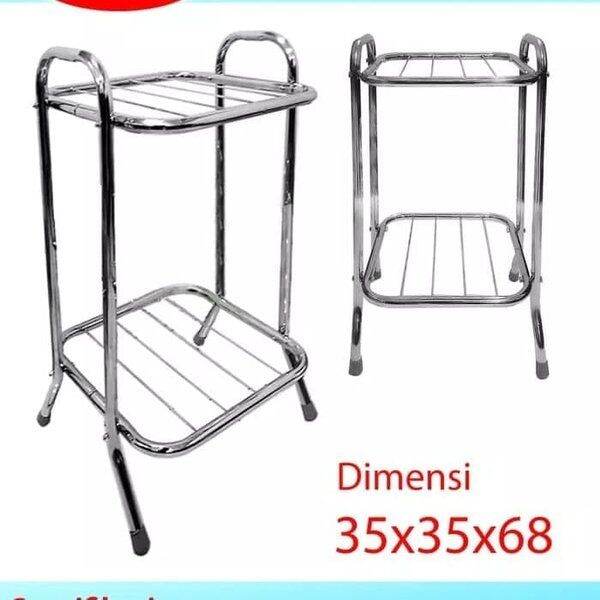 Rak Dispenser Stainless 2 Susun Stainless - Termurah | Lazada Indonesia