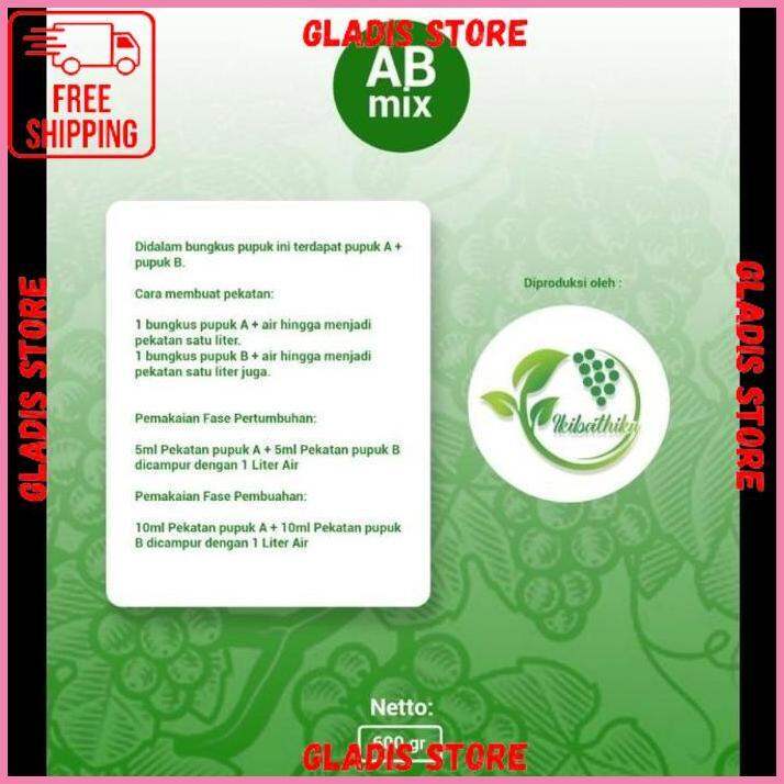 Pupuk Anggur Ab Mix Ikibathiku Kualitas Premium | Lazada Indonesia