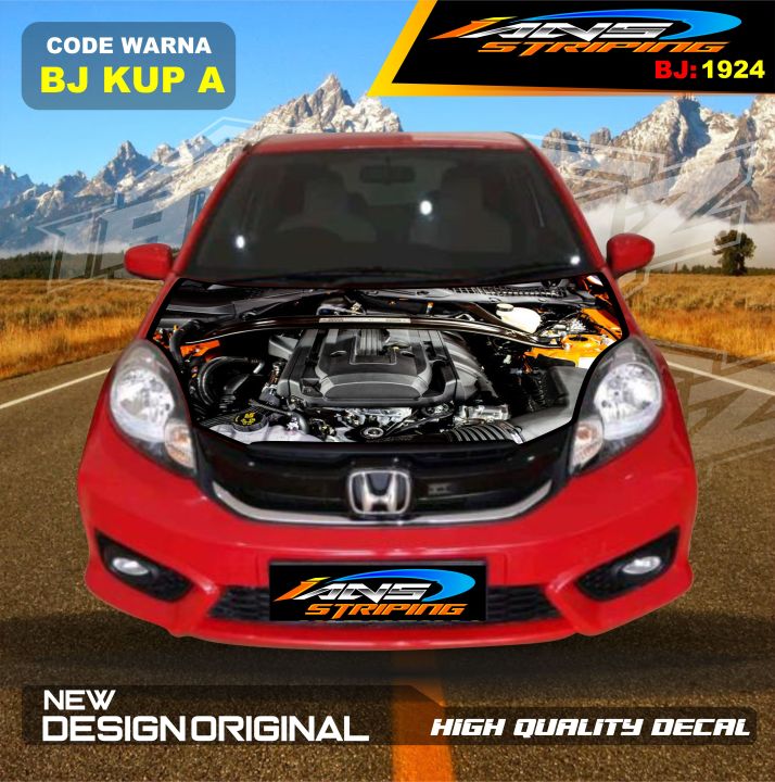 VARIASI STIKER KAP DEPAN MOBIL AVANZA XENIA / STICKER DECAL KAP MESIN ...