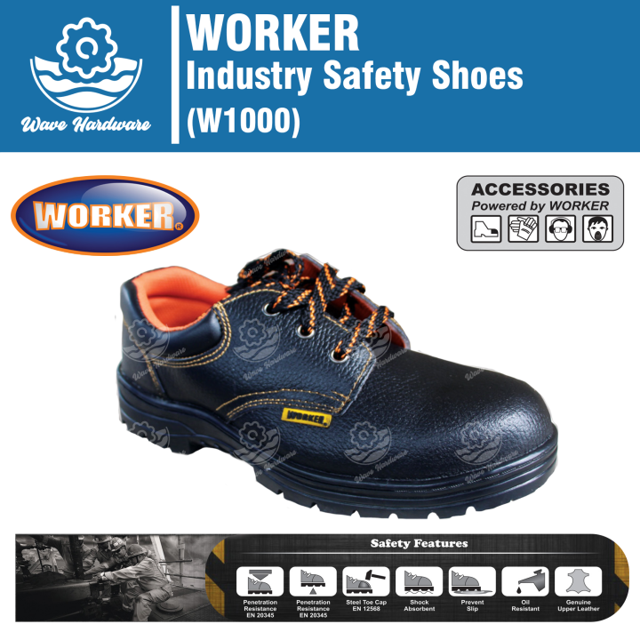 WORKER Safety Shoes / Safety Boots (W1000) | Lazada