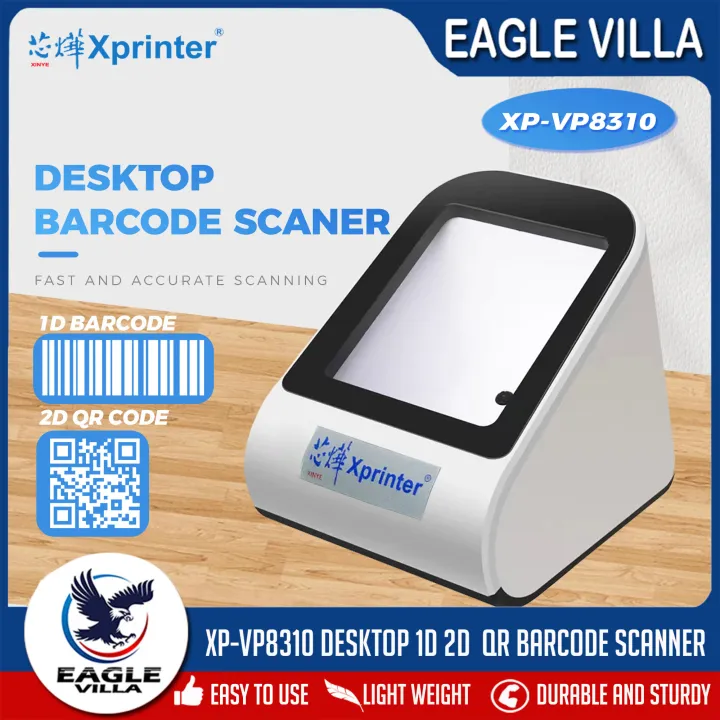 XP-VP8310 Desktop 1d 2d Barcode/QR Scanner | Lazada PH