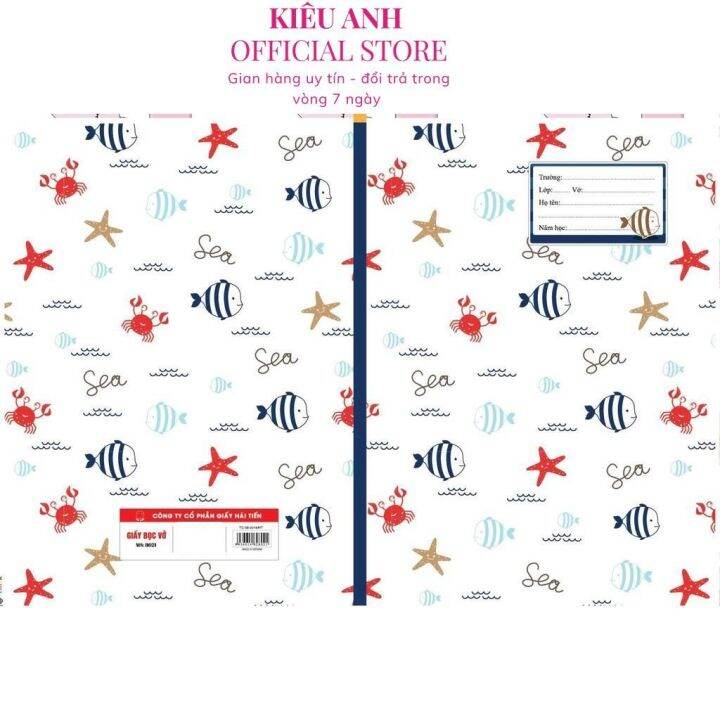 Giấy bọc vở (giấy bảo bệ môi trường) 20 tờ, dùng để bọc vở ô ly | Lazada.vn