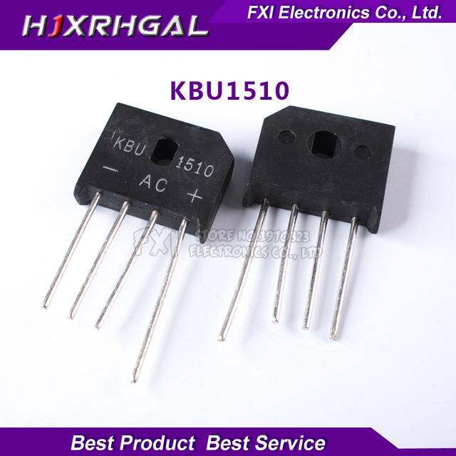 2pcs KBU1510 KBU-1510 15A 1000V diode bridge rectifier new original ...