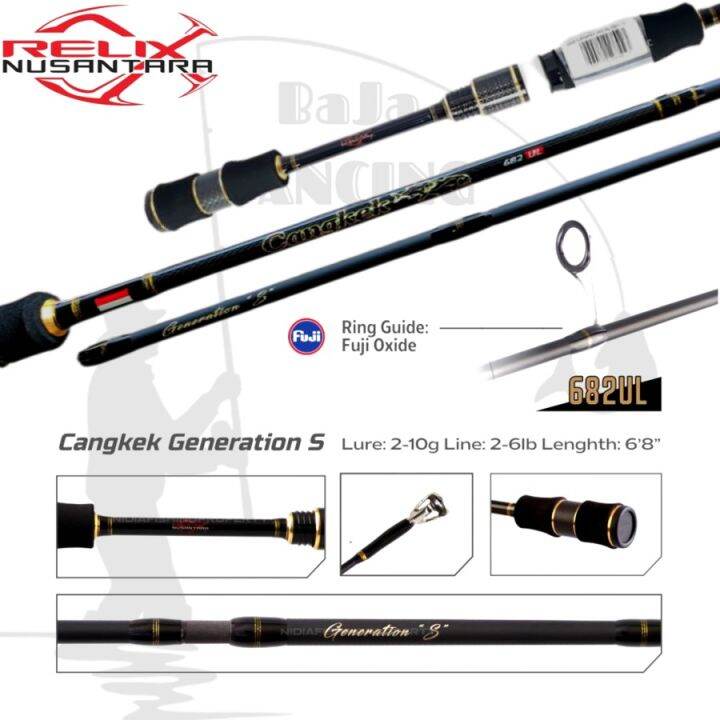 Joran Cangkek 682 UL 2-6Lbs Carbon Kualitas tinggi Relix Nusantara | Lazada Indonesia