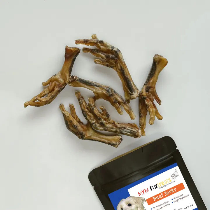 MYM Furtreats Dehydrated Chicken Feet All Natural Chews for Dogs and ...