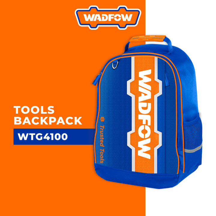 WADFOW Tools Backpack, Size: (L)34cm * (W)17cm * (H)45cm, w/ External ...
