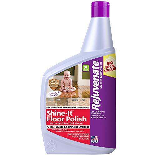 Rejuvenate Shine-It Floor Polish 40oz Renew and Protect Newer Hardwood ...