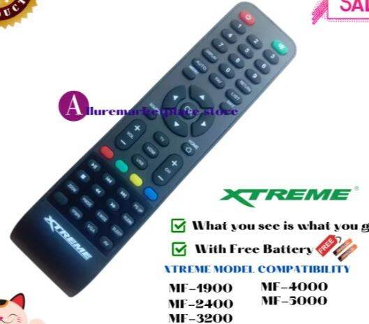 Xtreme TV Remote Control for BASIC LED TV | Xtreme Remote for BASIC LED ...