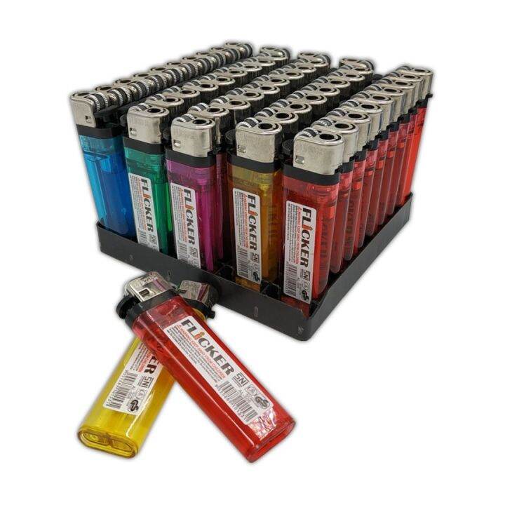 Flicker Disposable Gas Lighter / Pemetik Api Gas (1 Box - 50 Pcs) | Lazada