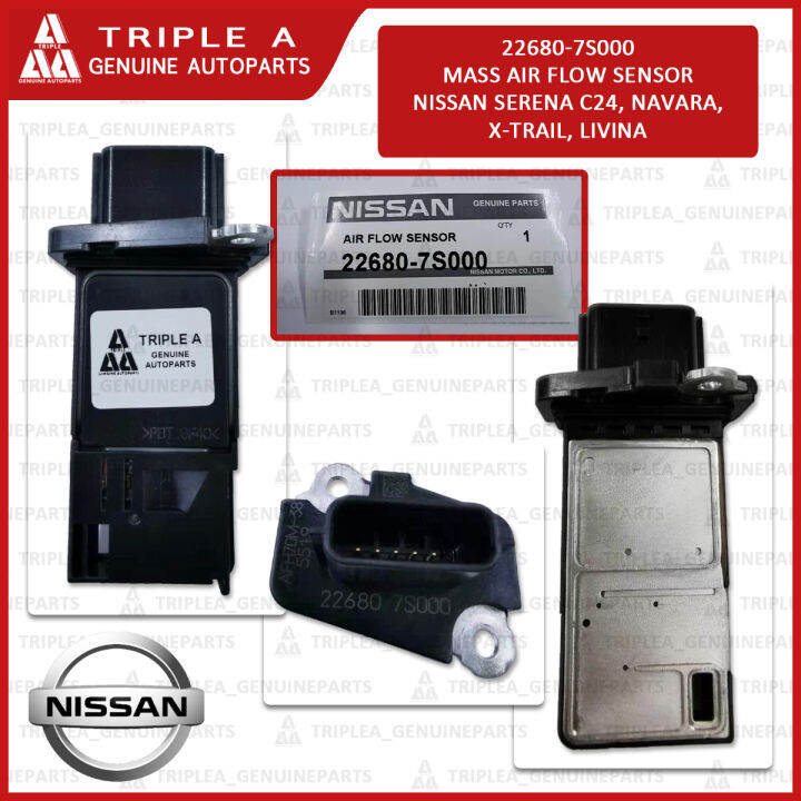 22680-7S000 Genuine Parts Mass Air Flow Sensor Nissan Serena C24 ...