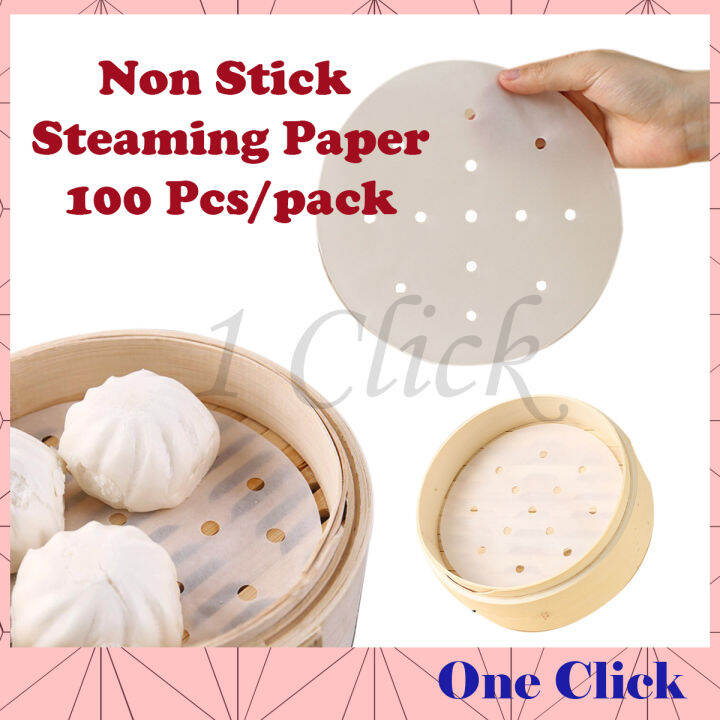 1ClickShop Dim Sum Steam Paper Steam Cloth Non Stick Air Fryer Owen ...