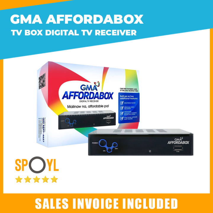 GMA AFFORDABOX / GMA BOX / GMA TV BOX Digital TV Receiver / Afford Box ...