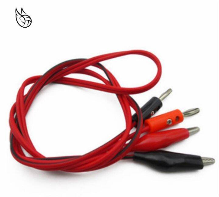 4mm Injection Banana Plug To Shrouded Copper Electrical Clamp Alligator ...