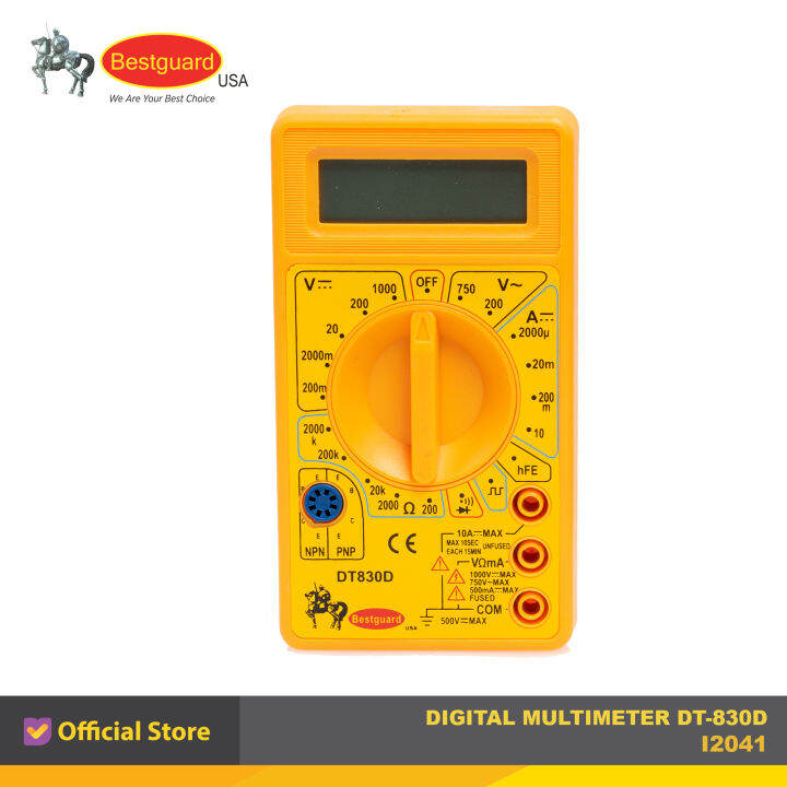 Bestguard Digital Multimeter 4Dt-830D | Lazada Indonesia