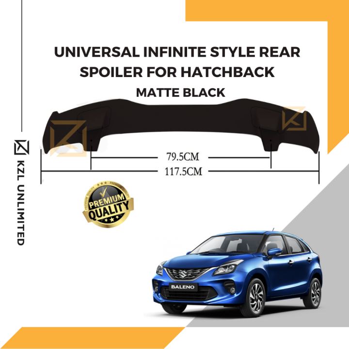 Universal Infinite Style Gen1 Rear Spoiler For All Hatchbacks Cars ...