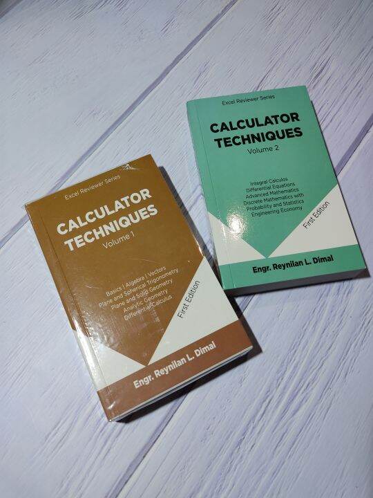 Calculator Techniques Volume 1 & 2 (2 books) By Dimal | Lazada PH