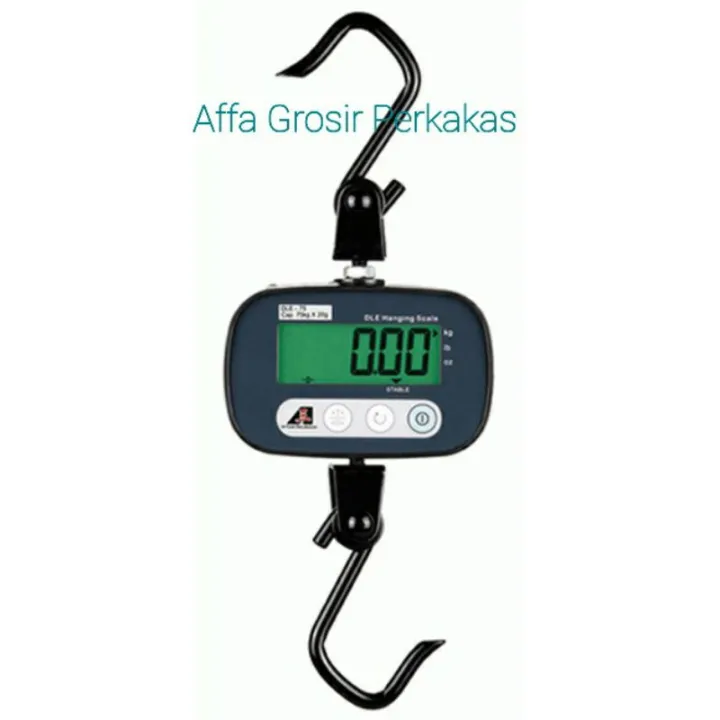 DLE Timbangan Gantung Digital 200kg Electronic Hanging Scale Timbangan ...