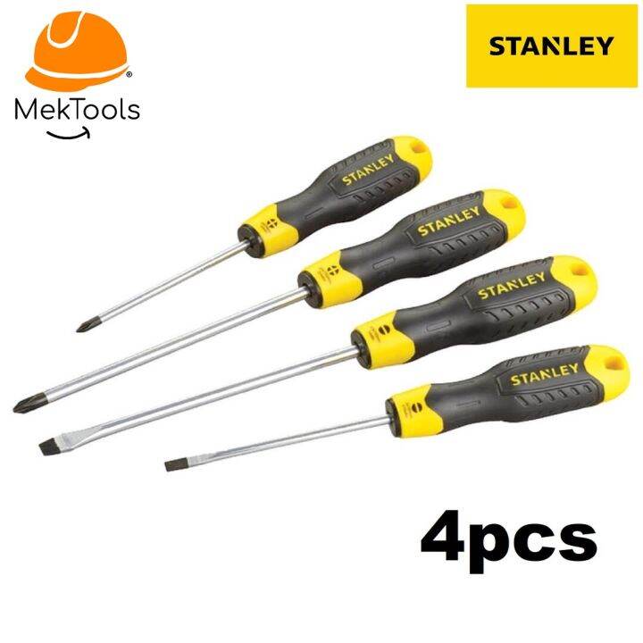Stanley screwdriver set cushion grip 4pcs | Lazada PH