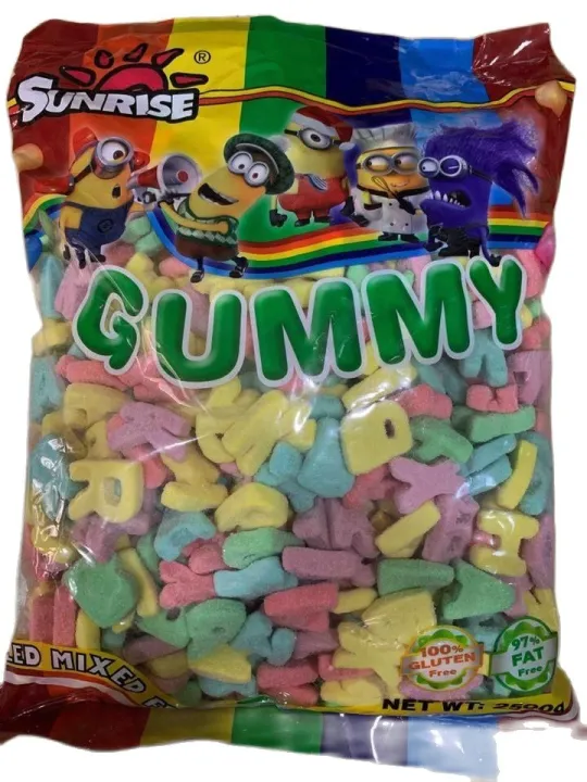 [NEGOSYO PACK] GUMMY LETTERS/ALPHABET - [2.5KG] [1 KILO] [HALF KILO ...