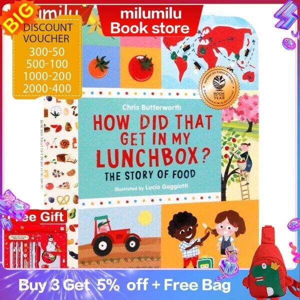 milumilu English Original Picture Books How Did That Get in My Lunchbox:The Story of Food ...
