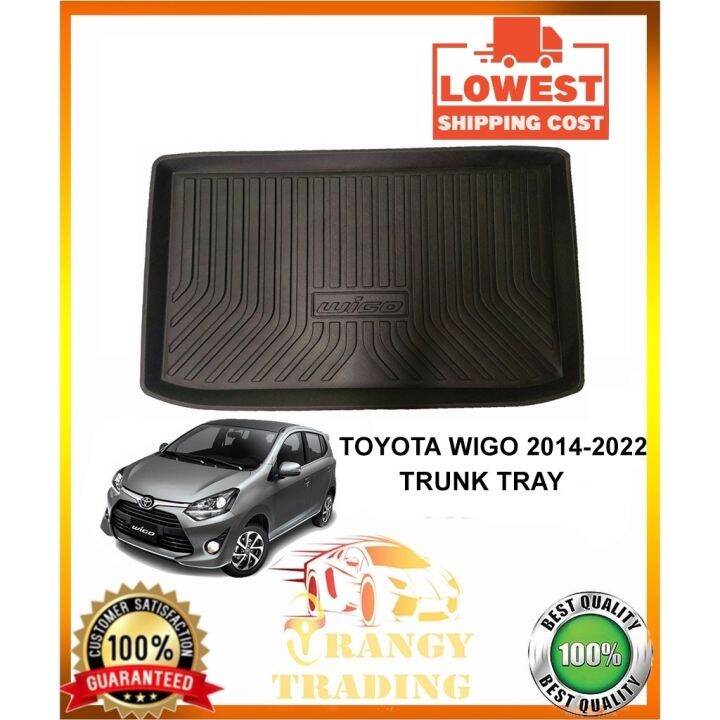 Toyota Wigo 2014 to 2023 OEM Cargo Trunk Tray 5 VERSIONS PREMIUM 2016 ...