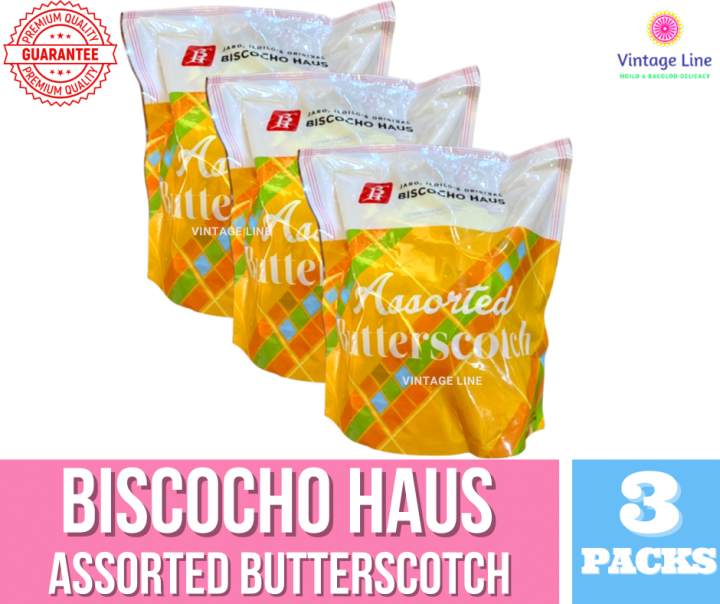 BISCOCHO HAUS Assorted Butterscotch 12pcs (3 PACKS) | iloilo bacolod ...