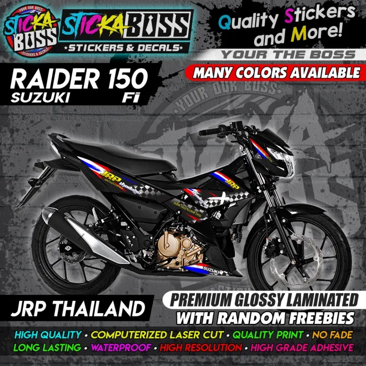 Suzuki Raider 150 Fi Decal Sticker (JRP THAILAND)【PREMIUM GLOSSY ...