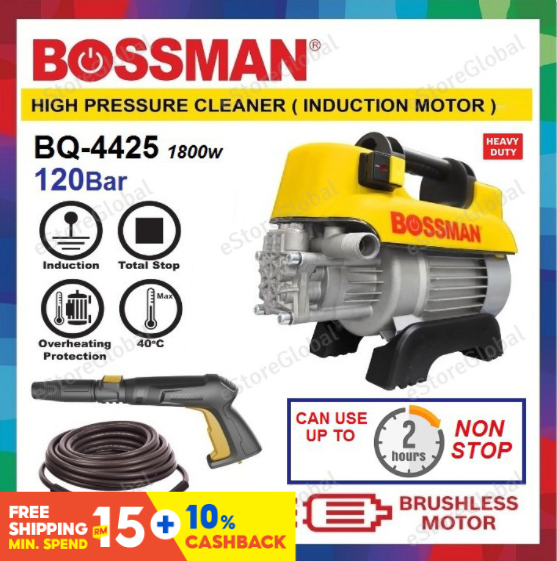 Bossman 120bar High Pressure Washer BRUSHLESS MOTOR / Water Jet ...