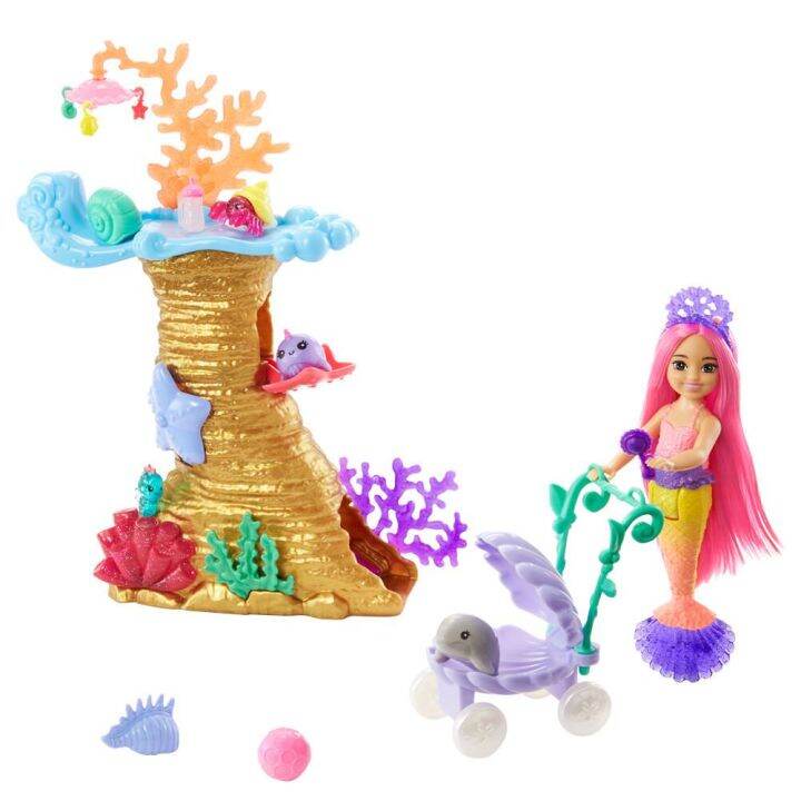 [COD]Barbie Mermaid Power Dolls And Playset- Playset Chelsea And ...