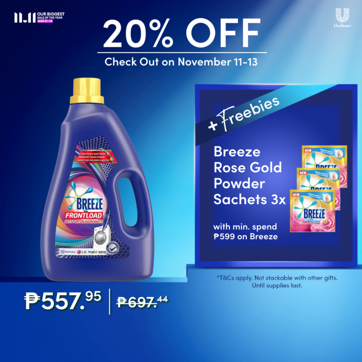 Breeze Liquid Detergent Frontload 2.6L Bottle | Lazada PH