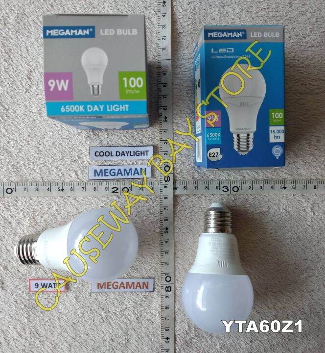 LAMPU LED MEGAMAN 9W (CAHAYA PUTIH )YTA60Z1 | Lazada Indonesia