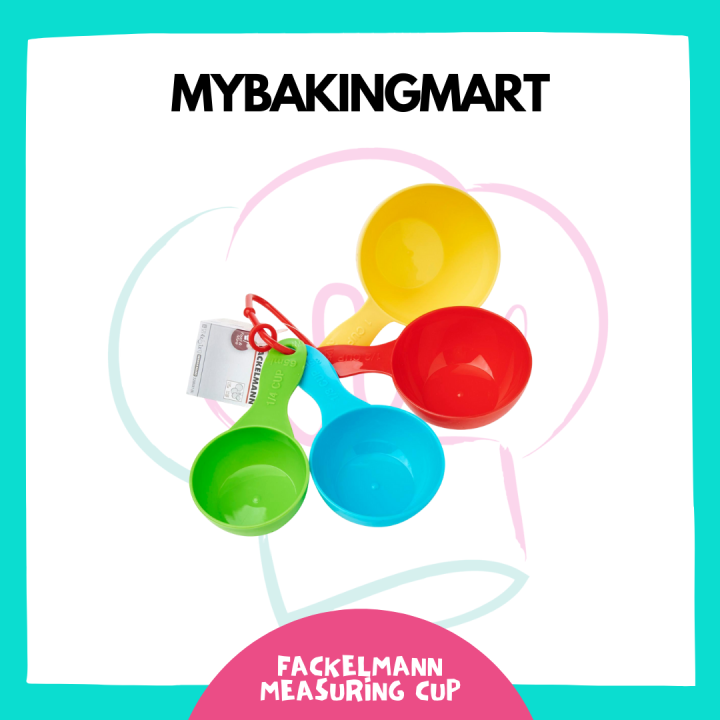 Fackelmann Set of 4 Measuring Cup / Set Cawan Pengukur Bahan Kuih Kek ...
