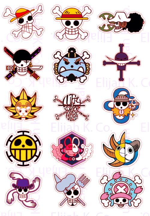 One Piece Sticker Vinyl Waterproof WITH FREEBIES!!!! | Lazada PH