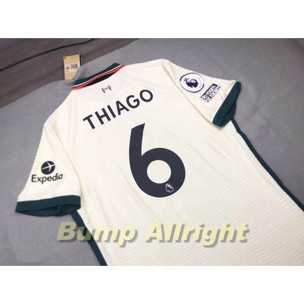 Player Grade 2021 Player Jersey!!: Liverpool Away 2021 + 6 THIAGO ...