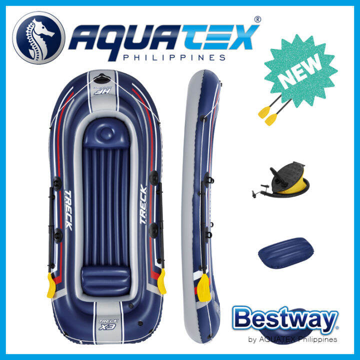 BESTWAY 61110 Hydro-Force™ Treck X3 set - Inflatable Boat | Lazada PH