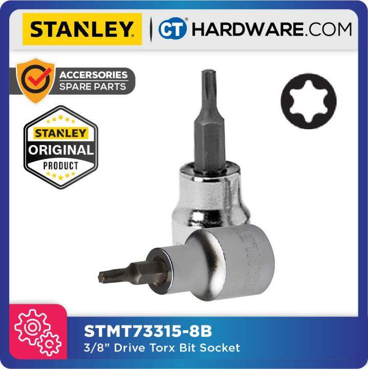 STANLEY STMT73315-8B 3/8" DRIVE TORX BIT SOCKET T15 - 1PC | Lazada