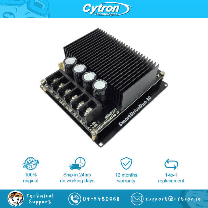 Cytron Smartdrive DC Motor Driver 2 Channels Perfect For Controlling ...