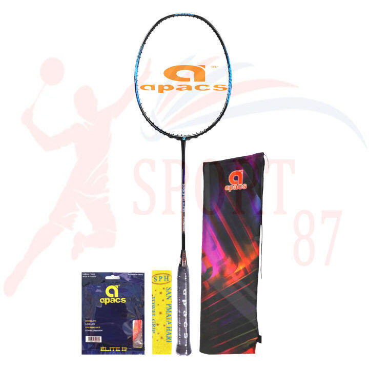 Raket Badminton Apacs Super Series Master Bonus Komplit Raket Apacs ...