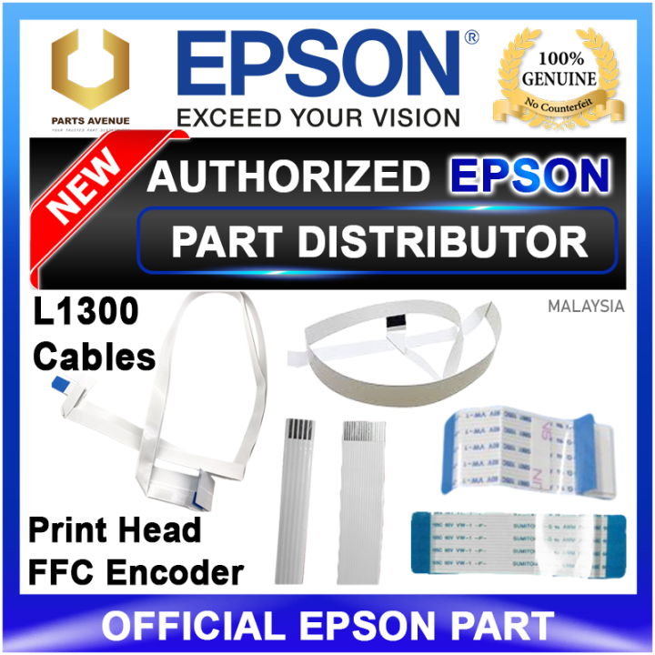 OFFICIAL EPSON L1300 PrintHead Cable L1300 FFC ENCODER CABLE For EPSON ...