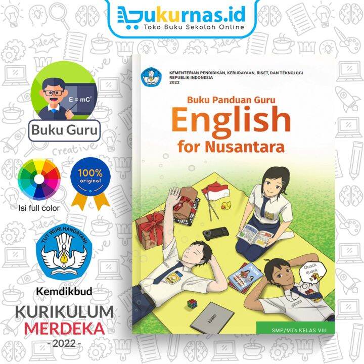 Buku Panduan Guru Bahasa Inggris English For Nusantara SMP/MTS Kelas 8 K-Merdeka Sekolah ...