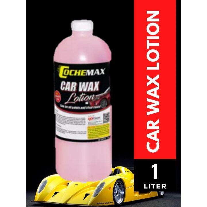 COCHEMAX Car Wax 1 LITER Premium (Lotion Auto Polish Shine Detailing ...