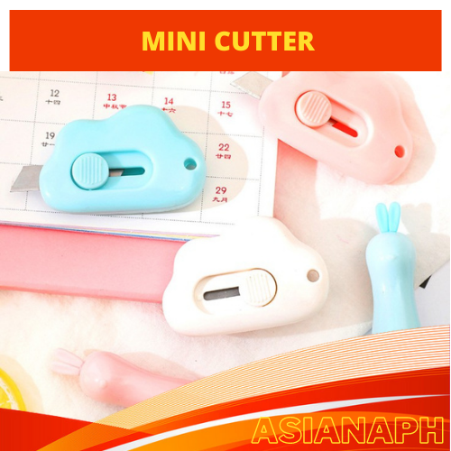 Cute Cloud Color Mini Portable Utility Knife Paper Cutter Cutting Paper ...