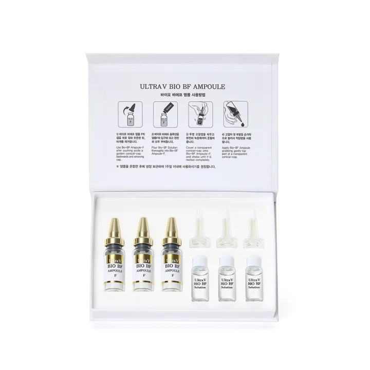 Ultra V Bio BF Ampoule (60mg x 3ea + 6ml x 3ea), Korea Ampoule, V-PEP ...